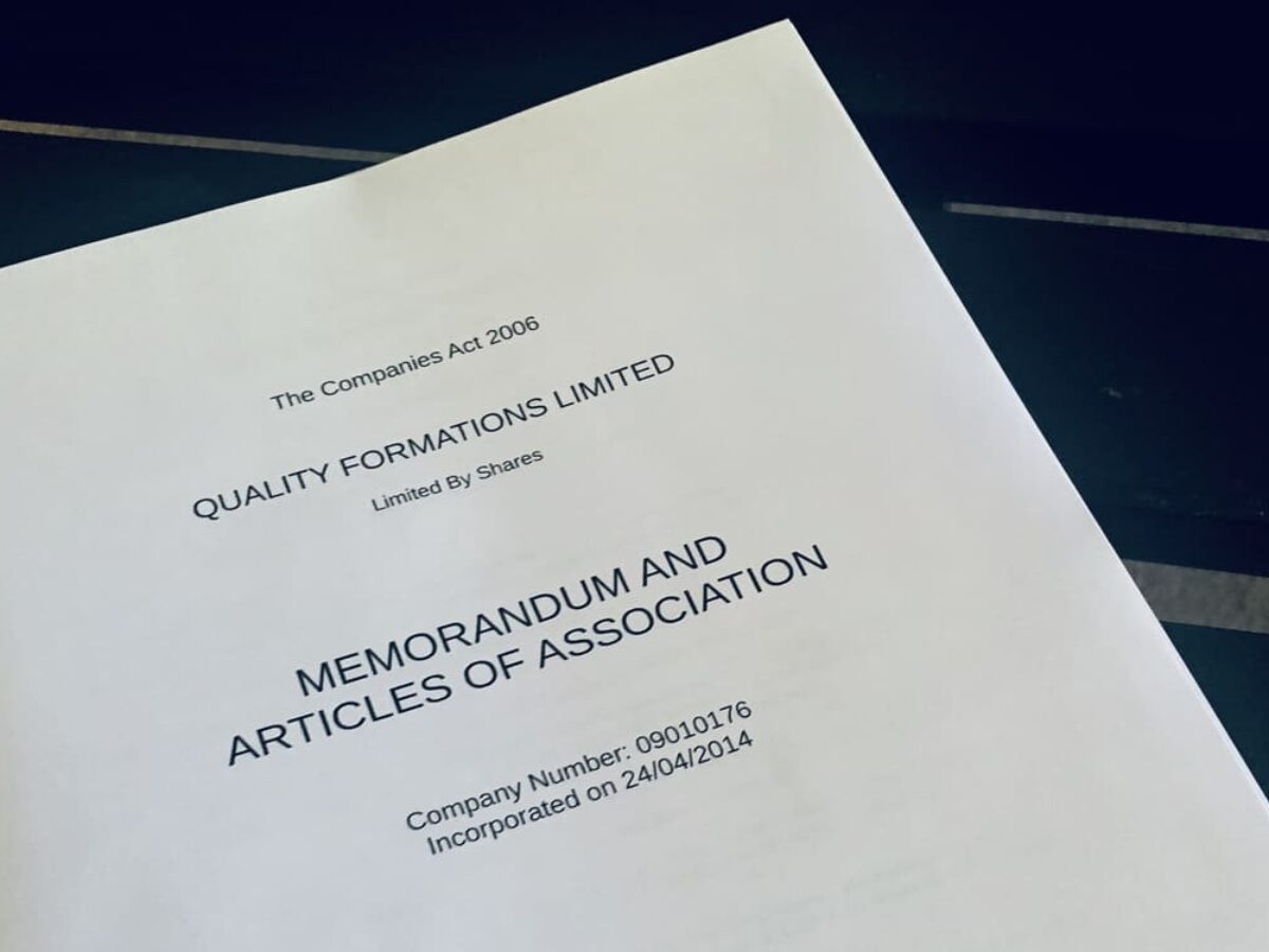 Articles Of Association Agreement Sample Articles Of DOCTRINES OF